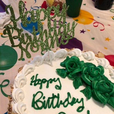 Happy Birthday Nonno Cake Topper Nonno Birthday Sign Nonno - Etsy