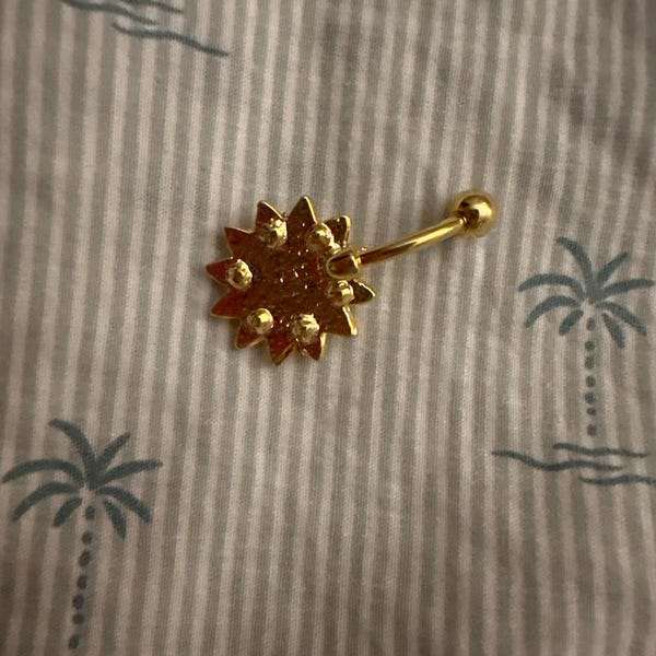 16G Gold Tribal Swirls Septum Rings, 316L Surgical Steel Septum Jewelry ...