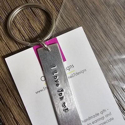 Drive Safe and Be Careful With Initials Customizable Hand Stamped Light ...