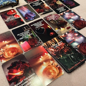 Purple Divine Love Oracle 100 Cards - Etsy