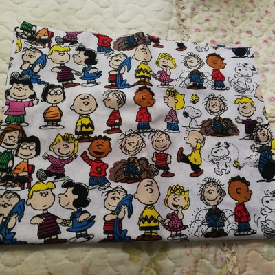 PEANUTS CHARACTERS FABRIC Sold by the Half Yard Continuous Cut 100% ...