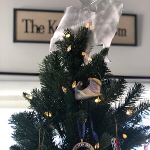 Pug, Dog, Tree Topper, Holiday Decoration, Wreath Decoration, Christmas ...