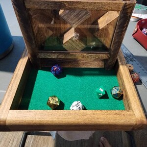 Mini Wooden Dice Tower - Etsy