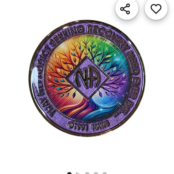 Bronze Tree of Life NA Medallion: Narcotics Anonymous Recovery Gift - Etsy