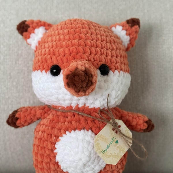 Crochet Pattern - Fatbelly Tangerine the FOX, Chubby Fox, Foxy ...