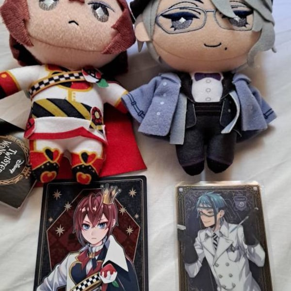 Plushes From Game Twisted Wonderland Diasomia - Malleus Sebek Silver ...