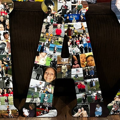 Wooden Letter Photo Collage - Etsy
