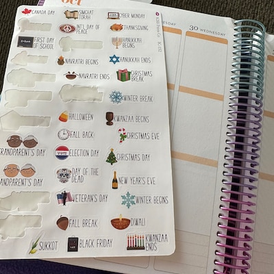 Winter Bucket List Stickers Perfect for Your Planner or - Etsy