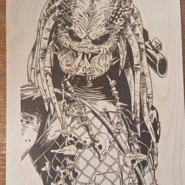 Predator SVG,CDR 3d Led Lamp ,vector File,instant Download,for Laser ...