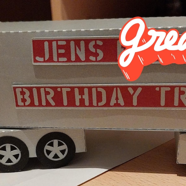 Semi-trailer Truck. Paper Printable Toy. Paper Craft PDF Templates - Etsy