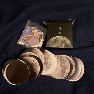 45pcs Moon Stickers Pack, Journaling,planner, Journal,diary Stickers ...