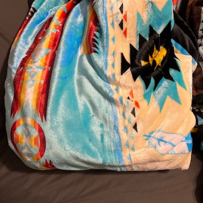 Native American Style Design Super Soft Infant Receiving Blankets Baby ...