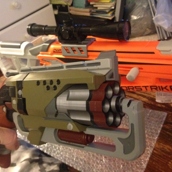 SSWI Hammershot 7 Shot Barrel NERF Mod Upgrade Hammer Shot Increase ...