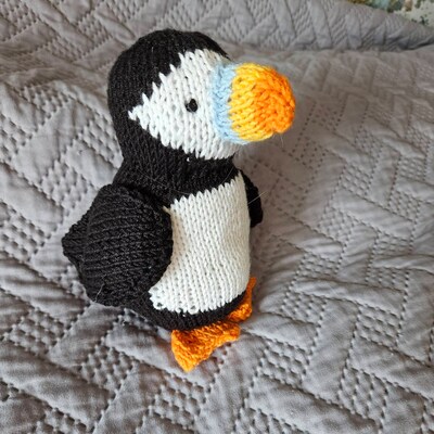 Puffin Knit Kit All You Need to Knit a Cute Puffin Barry the Puffin ...
