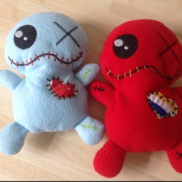 Patchwork Voodoo Doll ITH Embroidery Machine Pattern - Etsy