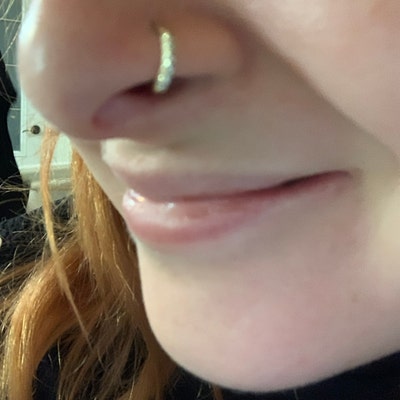 14k Solid Rose Gold Ultimate Nose Ring Hoop Stud Multi 1.2 - Etsy