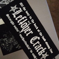 Leftover Crack Patch DIY Anarcho Crust Punk Citizen Fish Star Hipsters ...