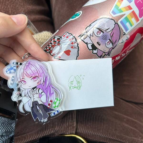 BSD Acrylic Keychains || Dazai & Chuuya || Soukoku - Etsy