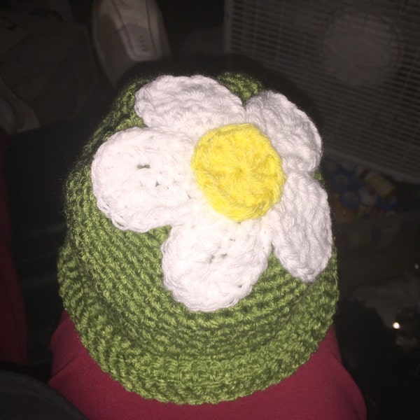 Crochet Hat PATTERN - Spring Fling - Crochet Pattern for Beanie Hat ...