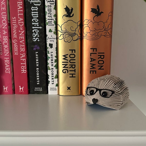 Small Paperbook Hedgehog - Etsy UK