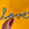 4 Sizes Uppercase & Lowercases Letters Knitted Wire Art Template With ...