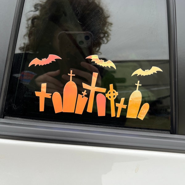Goth Car Decal | Goth Car Decor | Goth Car Accessories | Spooky Season ...