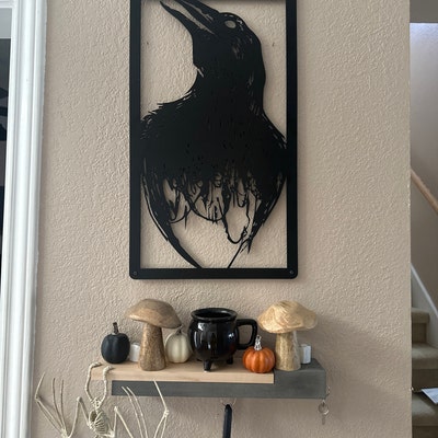 Crow Birds,crow Metal Wall Art,crow Wall Hanging,bird Metal Art,the ...