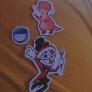 Digital Circus Glossy Vinyl Sticker - Etsy