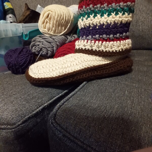 Mukluk Crochet Pattern, Crochet Boots Slippers, Mukluk Lugg Slipper ...