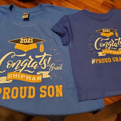 Graduation Family Shirts Matching Proud Graduate Shirt Prom Proud Mom ...