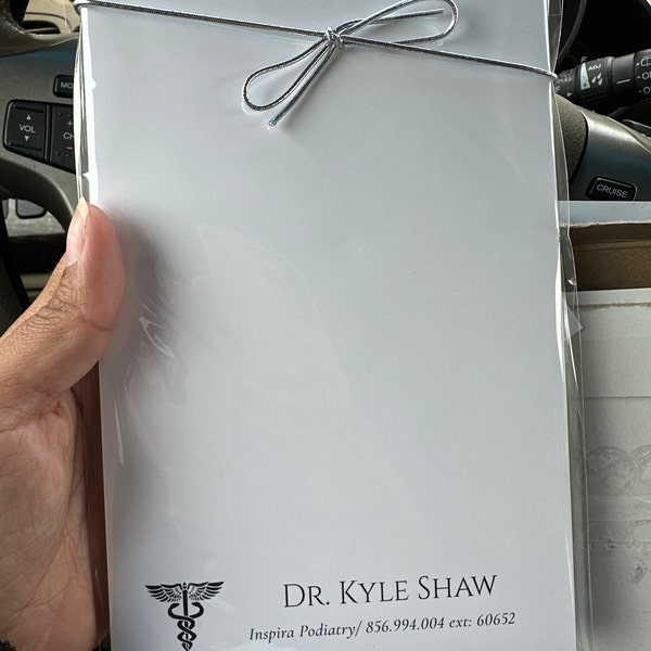 Personalized Doctors Notepad - Medical Student Gift - Doctor's ...