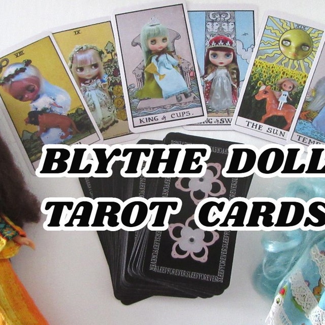 Blythe Doll Tarot Card Deck in Tin 78 Cards Complete Full Blythe Doll Tarot Card Deck in Tin 78 Cards Complete Full