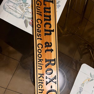 Custom Personalized Family Last Name Cedar Wood Sign With Carved in ...