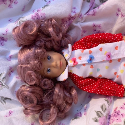 BJD Bridal Cute Light Gold Odango Hair Mohair Wig for 1/3 SD - Etsy