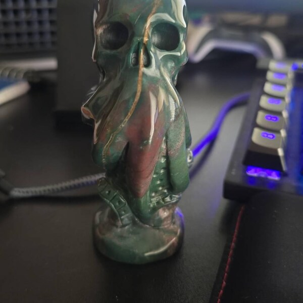 Skullis Crystal Skull, Five Poisons - 5.2" Carnelian Carved Crystal ...