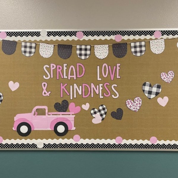 Loads of Love - Valentines Truck - February Bulletin Board Kit - Etsy