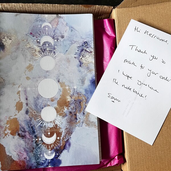 Original Resin Alcohol Ink Painting / Contraluz Opal I / 6x6" / Modern ...