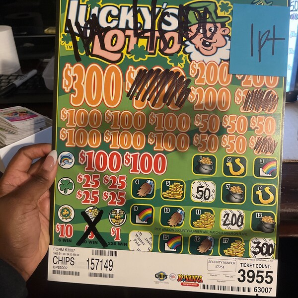 Tiki Bar - Jar Ticket - Pull Tab Ticket - Ticket for Amusement Purposes ...