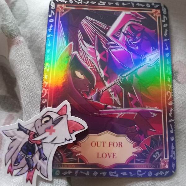 Hazbin Hotel Fan Card "roo" - Etsy