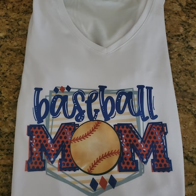 Baseball Mom PNG Red & Blue Baseball Png Baseball Mom Png Mom Png ...