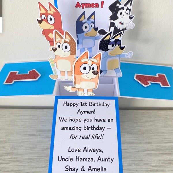 Bluey Card-in-a-box - Etsy