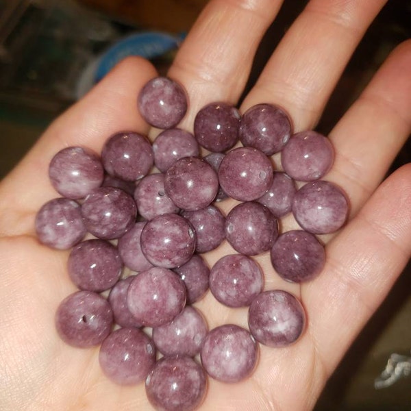 Natural Amethyst Round Beads,round Smooth ,AAA Quality 4,6,8,10 Mm Size ...