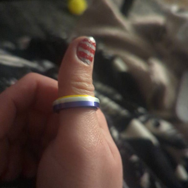 LGBTQ Fidget Rings, Pride Flag Fidget Rings, Pride Month, LGBTQ Flag ...