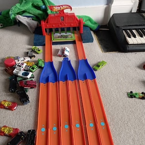 Toy Car Track Wall Mount Kit 1 Lane Track Wall Mounts or 2 Lane Track ...