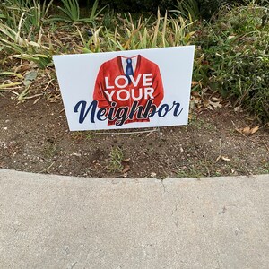 Glad to Be Your Neighbor Yard Sign 12x18 Corrugated - Etsy