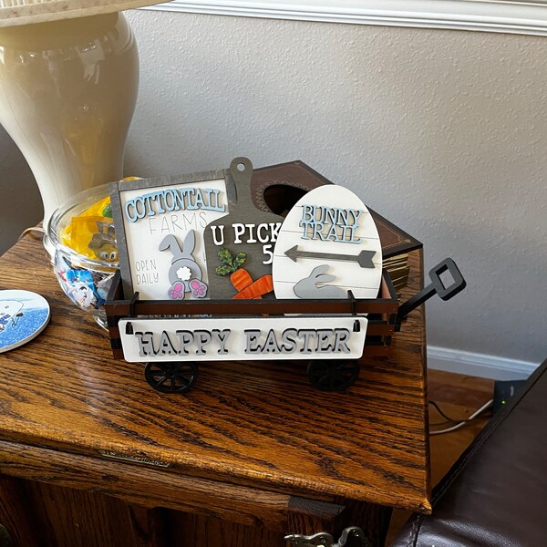 Easter Insert Bundle, for Wagon, Raised Shelf, Tiered Tray Decor, Hand ...
