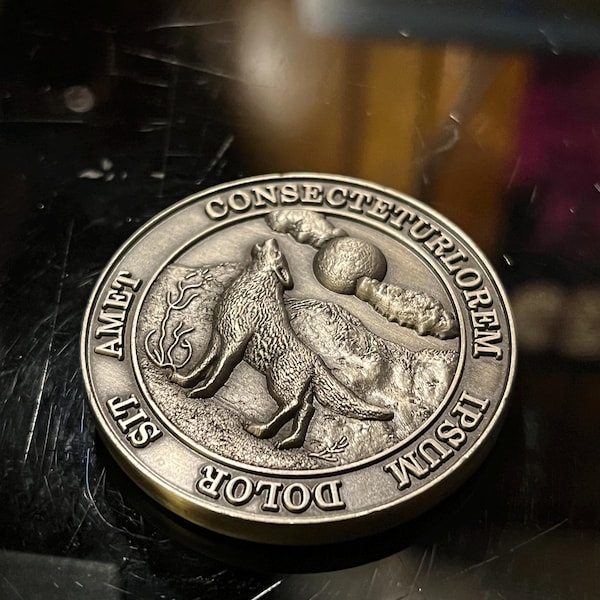 Resident Evil Lei Coin | Metal - Etsy