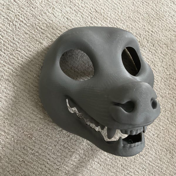 Snake Demon Head Base - Fursuit Head - Furry D.I.Y Cosplay Fursuit / 3D ...