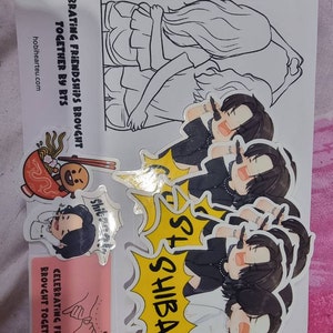 Yoongi El Capitxn Shibal DDAY Concert BTS Vinyl Waterpoof Sticker Suga ...