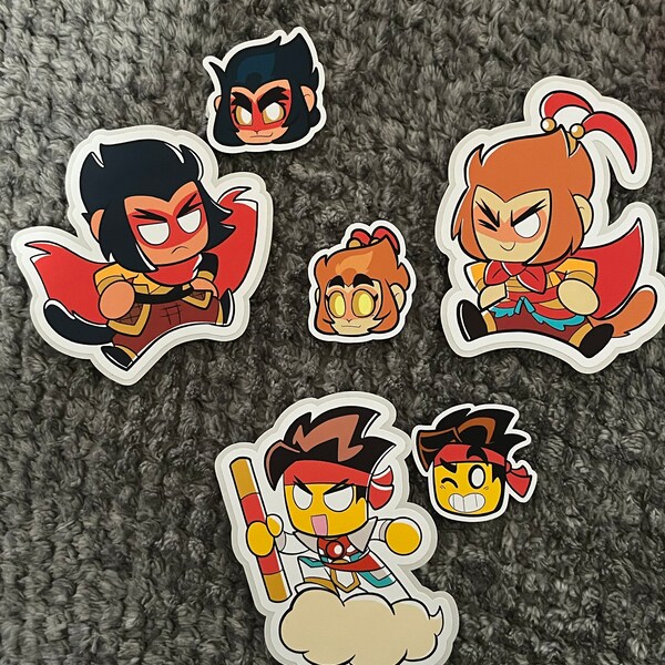 LMK S4 Chibi Matted Stickers - Etsy